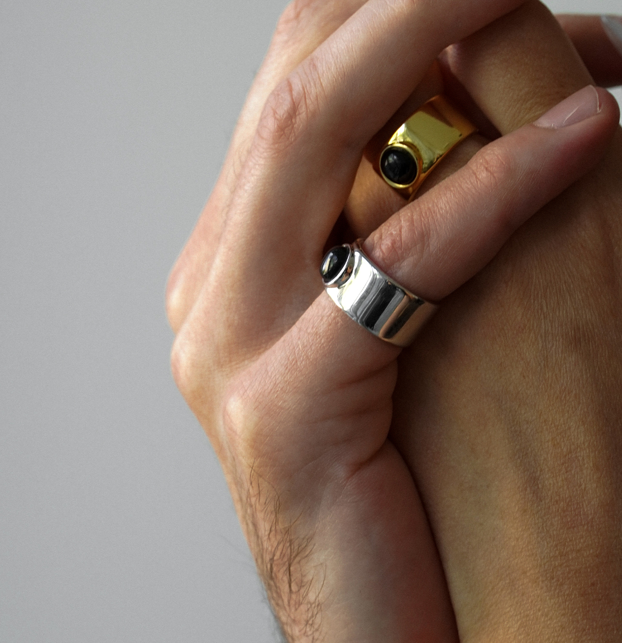 Helios prsten postříbřená mosaz 52 | Loro Oro